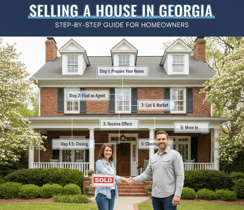 Selling a House in Georgia: Step-by-Step Guide for Homeowners